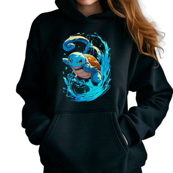 Polerones Anime Diseño Squirtle Aqua Tail Pokemon 03 - Unika